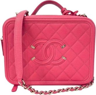 Chanel Sac bandouli&egrave;re vintage doccasion - Femme - Pre-owned - Rose - Taille: ONE Size