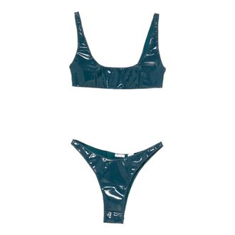 Os&eacute;ree Femme, Maillots de bain, Bleu, Taille: 40 FR Ensemble Deux Pi&egrave;ces Sportif en Latex
