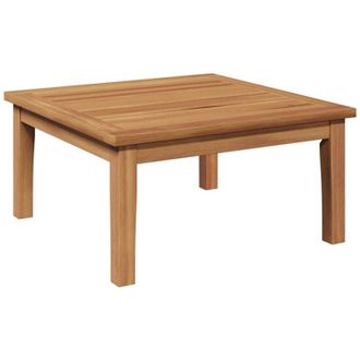 vidaXL Table de Jardin Marron Teck massif Vidaxl