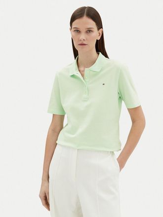 Tommy Hilfiger Poloshirt 1985 WW0WW43224 Grün Regular Fit