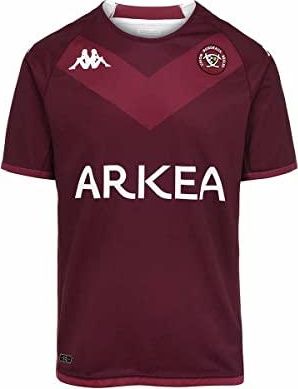 Kappa Maillot Kombat UBB Union Bordeaux B&egrave;gles Domicile Officiel Rugby - Rouge - XXL