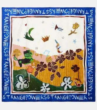 Alemais Al&eacute;mais X MLAK Tuch Tangible Love aus Seiden-Twill
