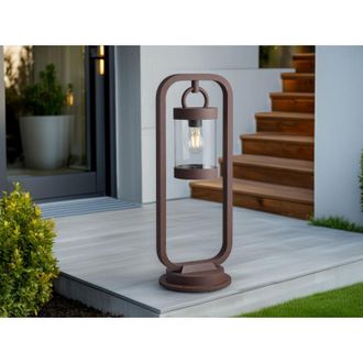 Trio Pollerleuchte sambesi Laterne im Landhausstil Rostoptik, H&ouml;he 60cm