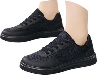 Generic Baskets &agrave; lacets pour femme - Chaussures de course l&eacute;g&egrave;res - Chaussures de sport confortables - Chaussures de loisirs - Pieds larges - Baskets de marc