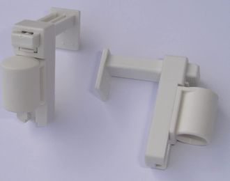 friedola Klemmtr&auml;ger f&uuml;r Scheibengardinen (1Paar),Halterung f&uuml;r Scheibengardinen