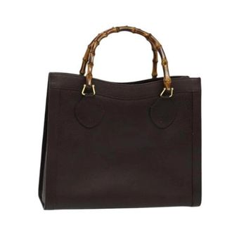 Gucci Pre-owned Leder Handtaschen - - Pre-owned - Damen - Braun - ONE SIZE