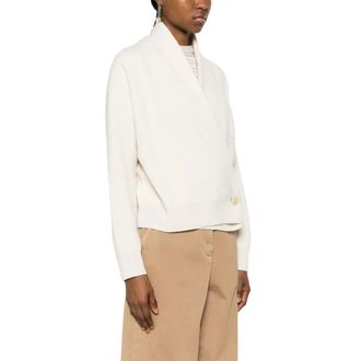 Brunello Cucinelli Damen, Strickwaren, Wei&szlig;, SGr&ouml;&szlig;e