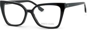 Enrico Coveri Lunettes de vue, ECV183, montures de vue femme, adapt&eacute;es &agrave; tous les types de lentilles