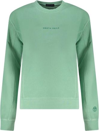 North Sails Femme, Sweatshirts et sweats &agrave; capuche, Vert, Taille: 36 FR SweaT-shirt &agrave; manches longues