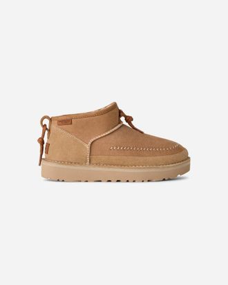 UGG Classic Ultra Mini Crafted Regenerate Boot f&uuml;r Damen | UGG EU in Beige, Gr&ouml;&szlig;e Twinface