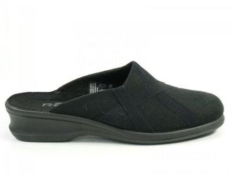 Rohde Damen Hausschuhe PantoffelnWeite F Farun 2500, schuhgröße_1:EUR 38.5;Farbe:Noir