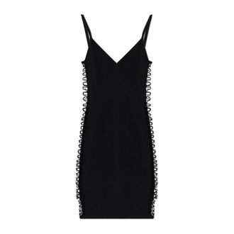 Dsquared2 Kleid mit dekorativen Seitenausschnitten - - Dresses - Damen - Schwarzk - S
