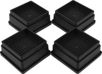 SOLUSTRE 4 Stück Möbelerhöhungen aus Robustem Material rutschfeste Bett und Couch Erhöhungen 1 Zoll für Schrank Sofa Tisch Erhöhte Stabilität und Zusätzlicher 