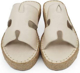 Bonateks Damen DERBTRLKY100265 Wedge Sandal, Beige, 40 EU