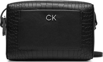 Calvin Klein Handtasche Ck Daily Camera Bag_Croco K60K612140 Schwarz