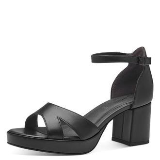 Jana Damen 8-28367-42 Sandale Mit Absatz, Schwarz, 37 EU