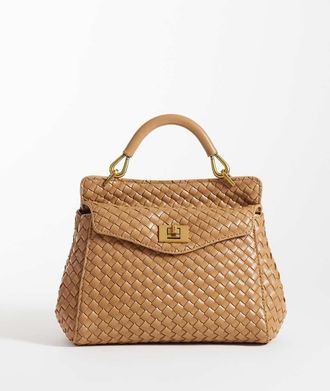 JW PEI Lucia - Sac tress&eacute; classique avec poign&eacute;e sup&eacute;rieure - Marron