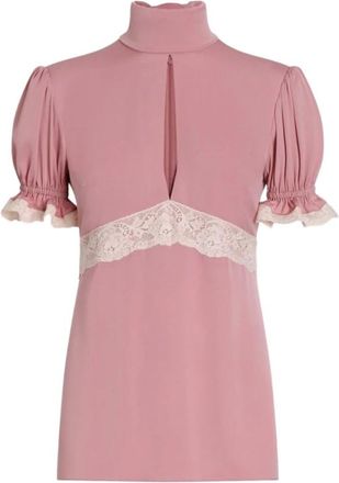 Dolce & Gabbana Femme, Pulls, Rose, Taille: 36 FR Charmeuse Stretch Top