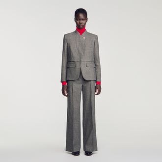 Sandro Veste de costume en laine