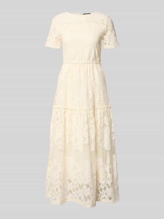 Zero Midikleid aus Spitze mit Rundhalsausschnitt