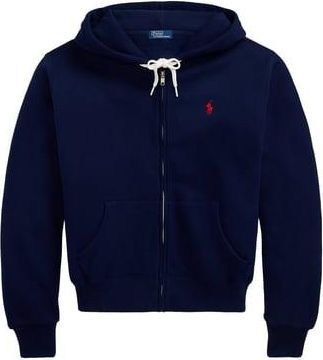 Polo Ralph Lauren Hoodie &agrave; capuche zipp&eacute; en coton m&eacute;lang&eacute;