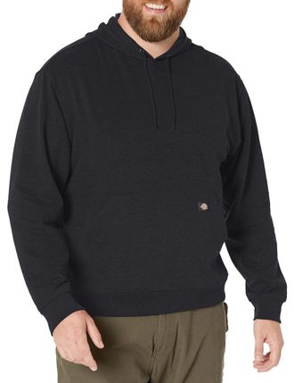 Dickies Herren, Fleece-Hoodie mit mittlerem Gewicht, regular, Schwarz, M