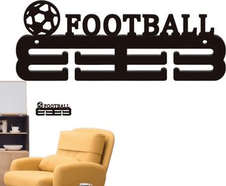 Generico Regal f&uuml;r Troph&auml;en, selbstklebende Wandhalterung mit Haken, f&uuml;r Fu&szlig;ball, Laufen, Herausforderung, L&auml;ufer, Rennen, Baseball, Softball, Gymnastik