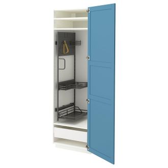 IKEA METOD / MAXIMERA Hochschrank mit Putzschrankeinr