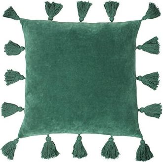 furn. Medina-Kissenbezug, Baumwolle, Juniper Green, 45 x 45cm