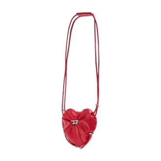 Diesel Womens Crossbody Bag Red Calfskin