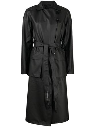 Stutterheim trench Kista &agrave; coupe l&eacute;g&egrave;re - Noir