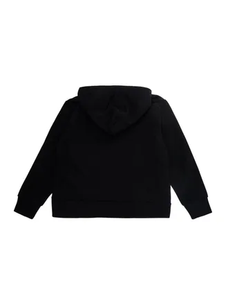 N&deg;21 Boys Hoodie Black Cotton Hoods & Sweatshirts