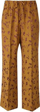 Dries Van Noten Casual Hose - Dunkelgelb