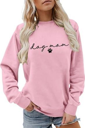 Generic 2026 Printemps Femmes Automne Hiver Imprim&eacute; Graphique Sweatshirt Casual Manches Longues Pull Tunique Top Doux Confortable Coupe Ample Mode Streetwear,