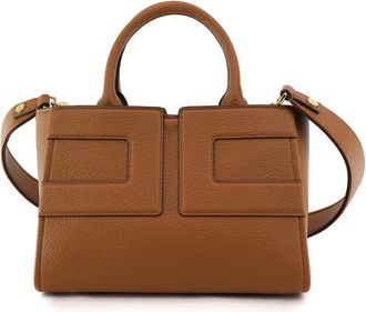 Elisabetta Franchi Femme, Sacs, Brun, Taille: ONE Size Sac &agrave; main structur&eacute;