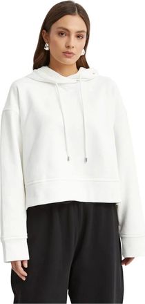 Sportmax Femme, Sweatshirts et sweats &agrave; capuche, Blanc, Taille: 38 FR Sweat &agrave; capuche