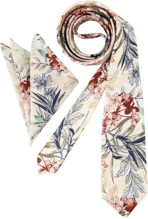 Olymp Herren Krawatte mehrfarbig Gemustert