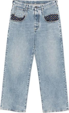 Maison Margiela Paisley-print Insert Jeans