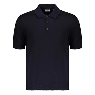 Burberry Homme, Tops, Bleu, Taille: M Polo Manches Courtes