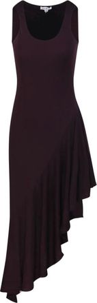 Alaia Femme, Robes, Violet, Taille: 40 FR Asymmetric Fluid Jersey Dress