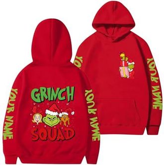 Generic Le Grinch Sweat A Capuche Femme 2025 Hiver Pyjama Femmes Deguisement Vetement Adulte Moche Sweatshirts Christmas Sweet Costume Oversize The De Pull No