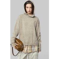 Acne Studios Layered Knit Hoodie