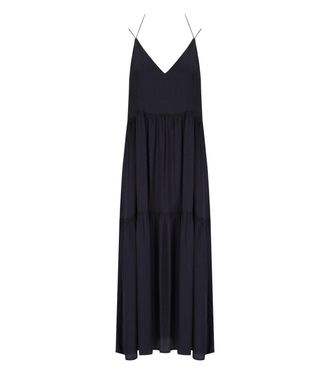 Traffic People ROBE LONGUE ITHACA BLEU MARINE TRAFFIC PEOPLE