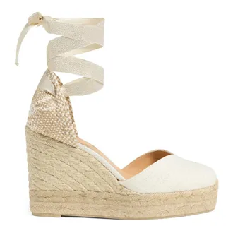 Castaner Femme, Chaussures, Beige, Taille: 39 EU Chiara Espadrilles en Lin Métallisé