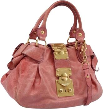 Miu Miu Sac &agrave; main Pre-owned - Femme - Pre-owned - Rose - Taille: ONE Size