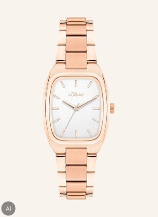 s.Oliver S.Oliver Armbanduhr Aus Edelstahl rosegold