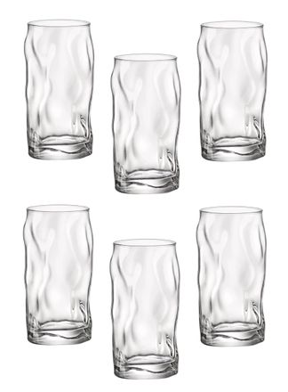 Bormioli Rocco Sorgente Kühlgläser, 450 ml, 6 Stück