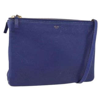 Celine Pre-owned Vintage Schultertasche - - Pre-owned - Damen - Blau - ONE SIZE