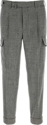 Pantaloni Torino Hose mit Stickerei - Grau