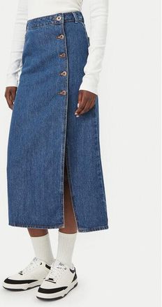 Billabong Jeansrock Day Off Denim EBJDK03000 Dunkelblau Regular Fit